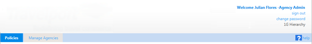 Admin Header and Footer Details