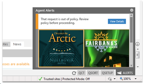 Viewing Agent Alerts