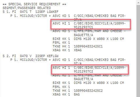 Display ancillary services