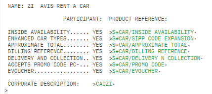Determine car company codes and names