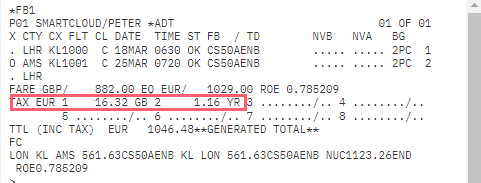 Exchange tickets